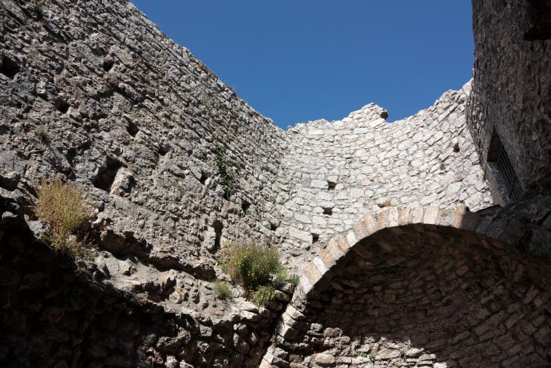 Wall in castle stock photo. Image of europe, architecture - 20146088