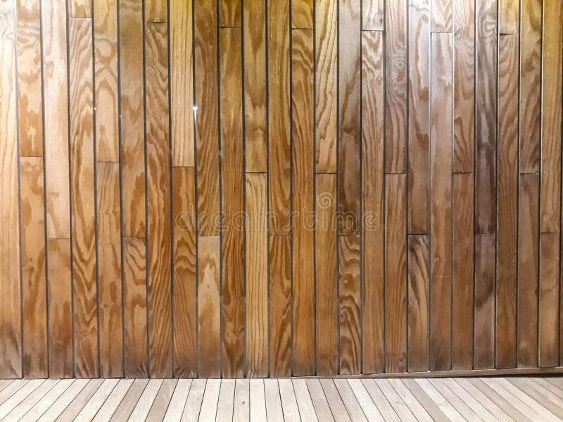 Wall Clad in Beech Wood Planks, with Beams of Light that Illuminate it ...
