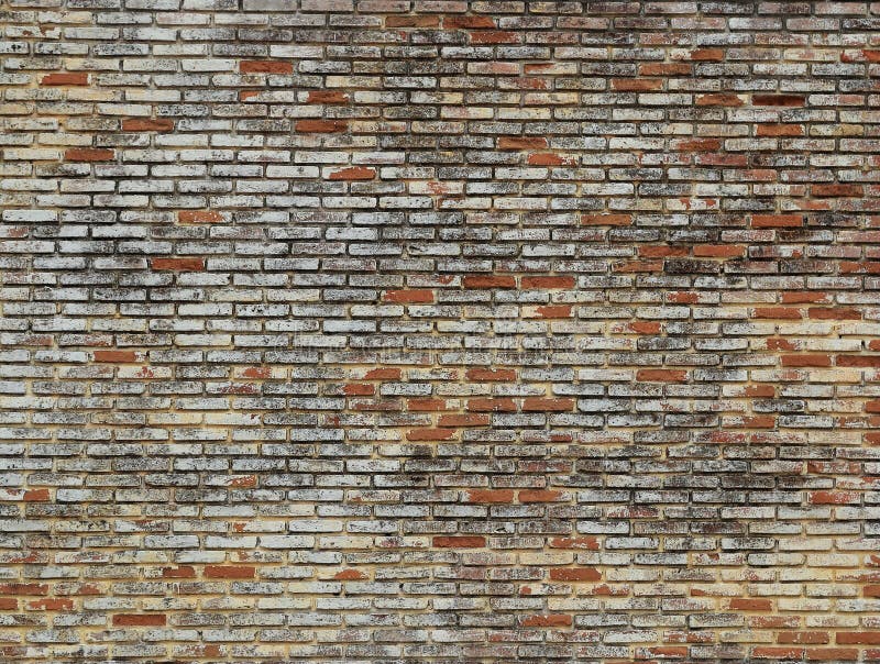 Wall of Clay Bricks Texture Background Stock Image - Image of abstract ...
