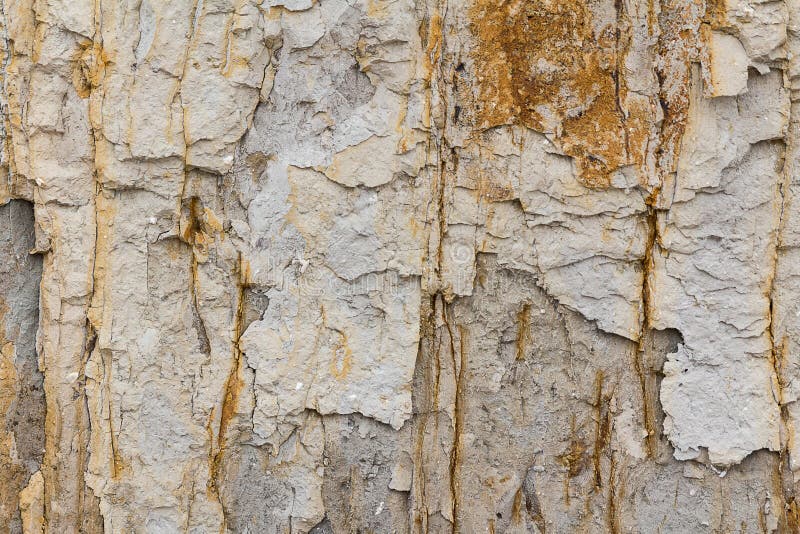 Wall from Clay Whitewashed with Lime, Textured Background Stock Photo ...