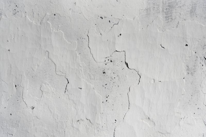 Wall from Clay Whitewashed with Lime, Textured Background Stock Photo ...