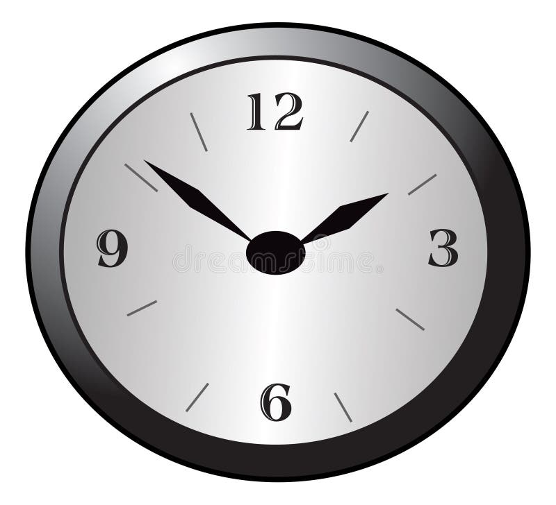 Afternoon Clock Clipart