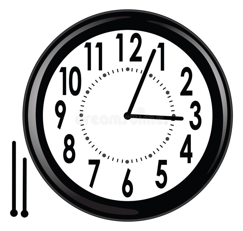 Afternoon Clock Morning Stock Illustrations – 724 Afternoon Clock ...