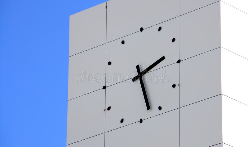 Wall clock on building stock photo. Image of decor, style - 23377682