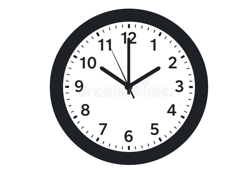 Clock Clip Art Black And White