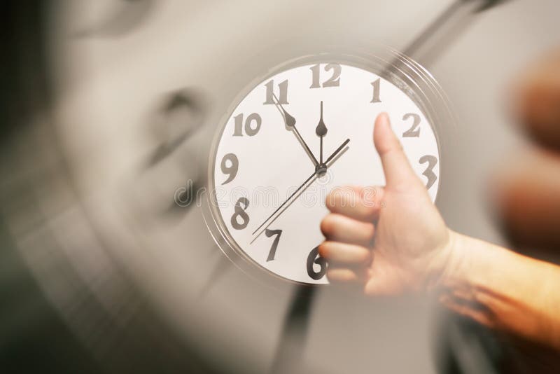 Noon, Concept of Time Control Stock Photo - Image of appointment, round ...