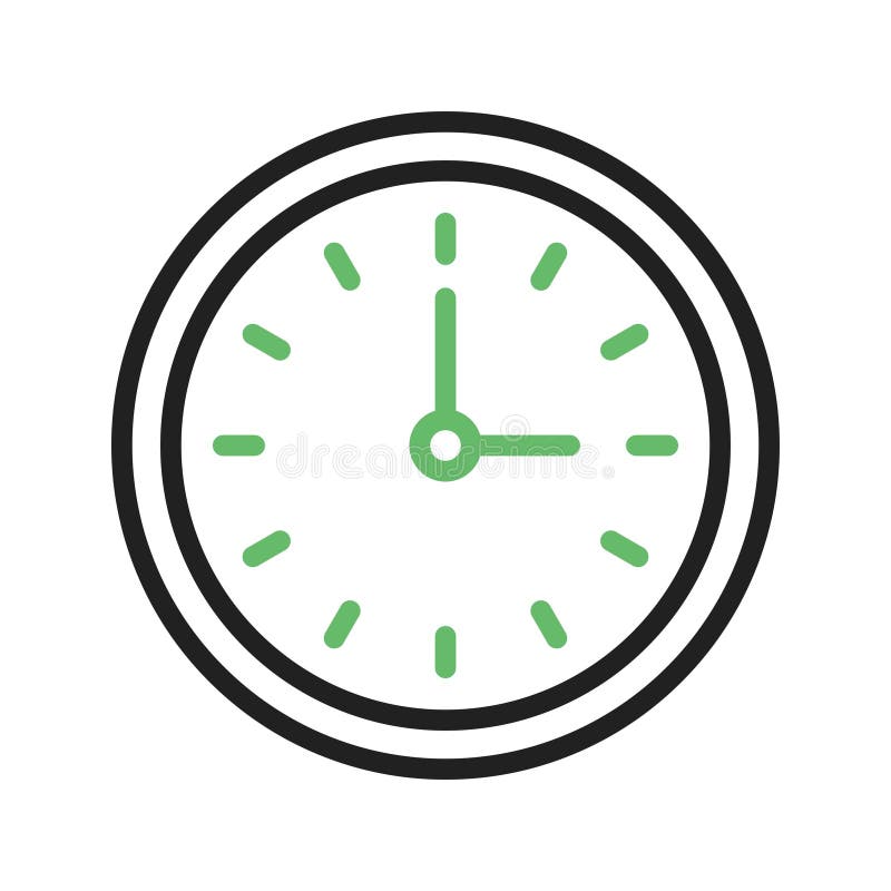 Wall Clock Icon Image. stock vector. Illustration of time - 288606643