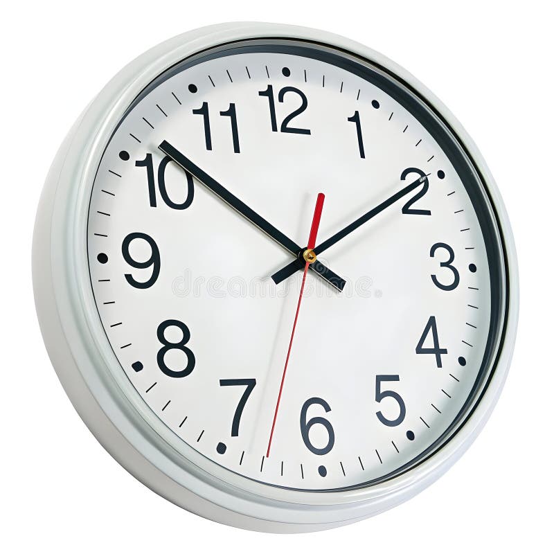 Wall Clock Icon Isolated on White Background Stock Illustration ...