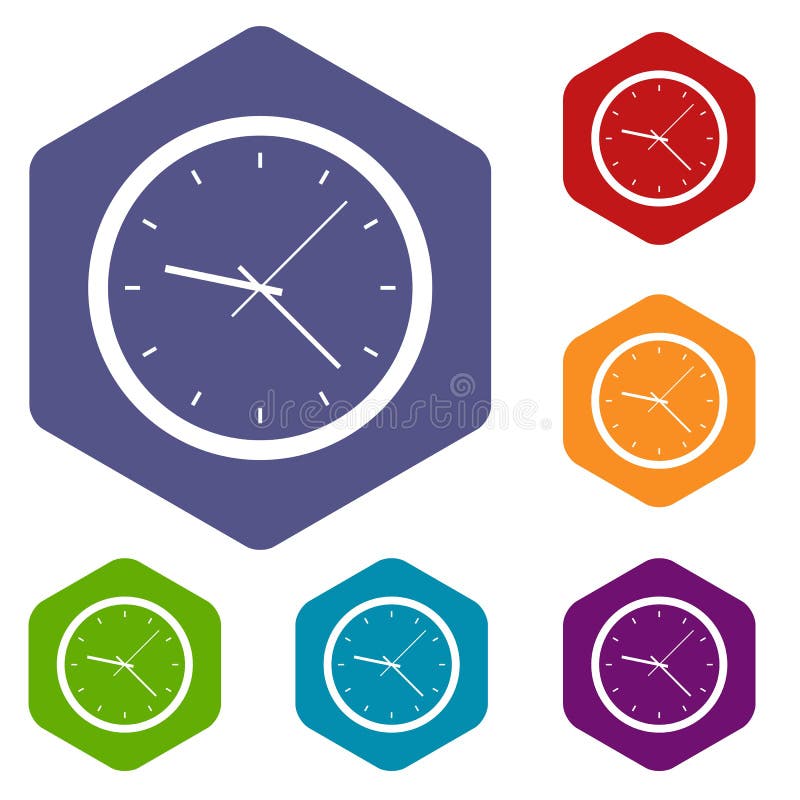 Hexagon Clock Stock Illustrations – 1,334 Hexagon Clock Stock ...