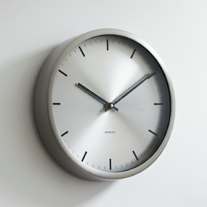 Modern Wall Clock with Minimalist Design – Stylish Home Decor and ...