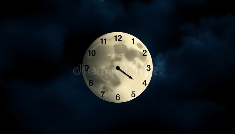 Wall Clock Minimalist Design, Timekeeping Device and Simple Clock Face ...