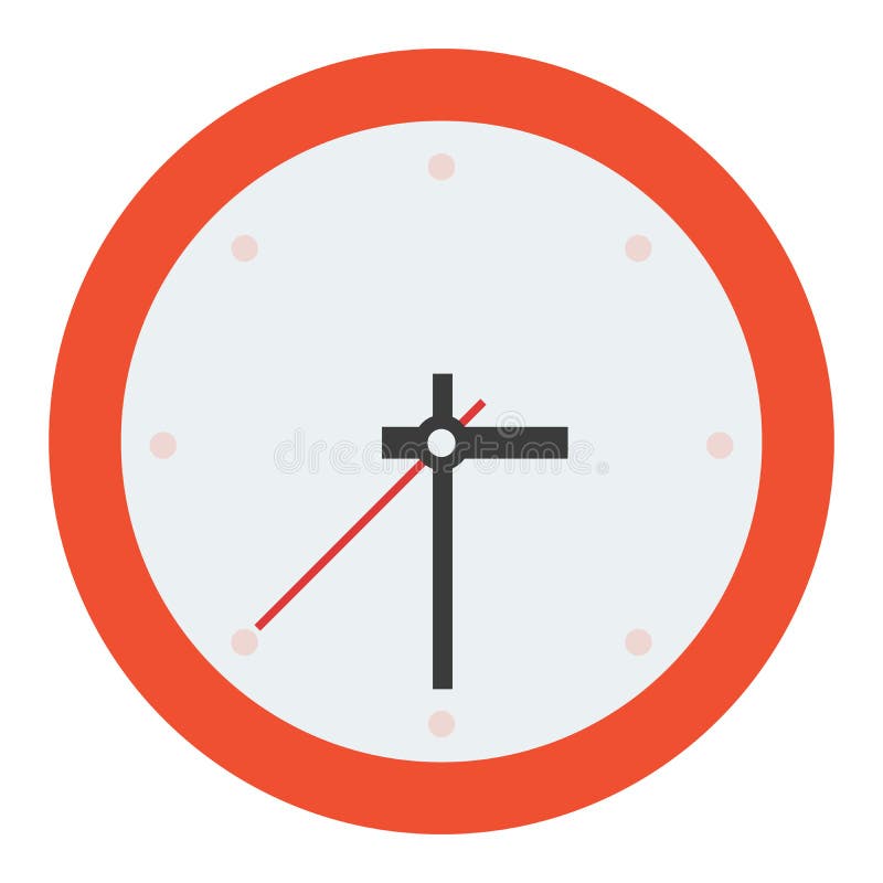 Wall Clock without Dial Vector Flat Isolated Stock Vector ...