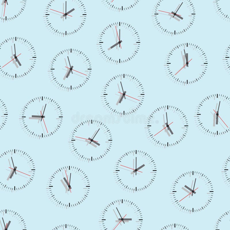 Wall Clock. Vector Illustration. Stock Vector - Illustration of concept ...