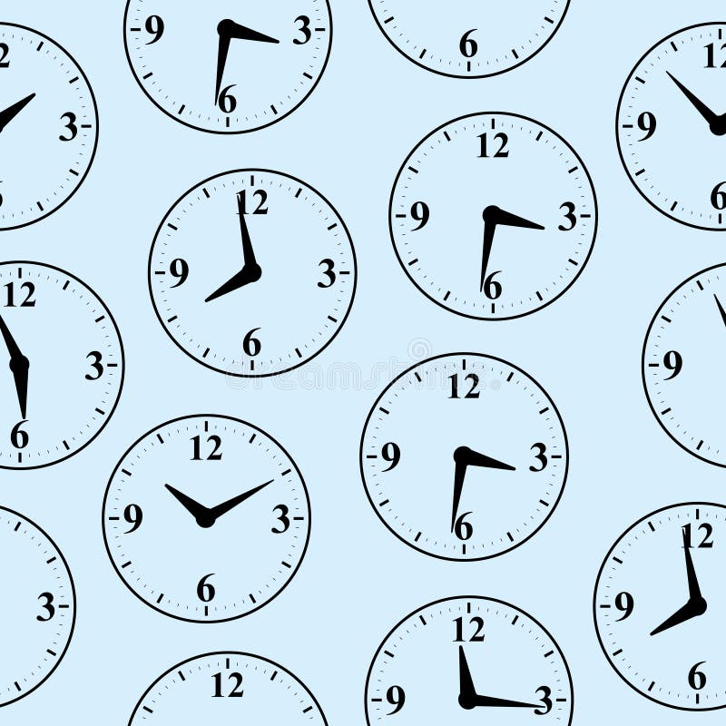 Wall Clock. Vector Illustration. Stock Vector - Illustration of concept ...