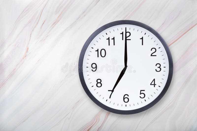 Seven O`clock Time To Wake Up for Good Health. 7 O`clock Stock Photo ...