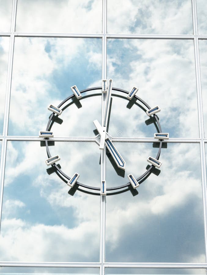 Wall clock stock photo. Image of color, cloud, koln, railroad - 55925958