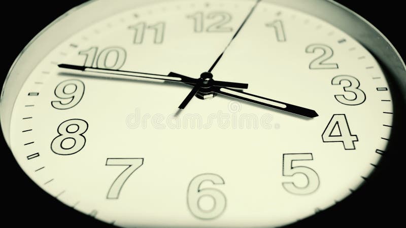 Reverse Vintage Wall Clock Timelapse,time Pass Concept,analog Clock ...