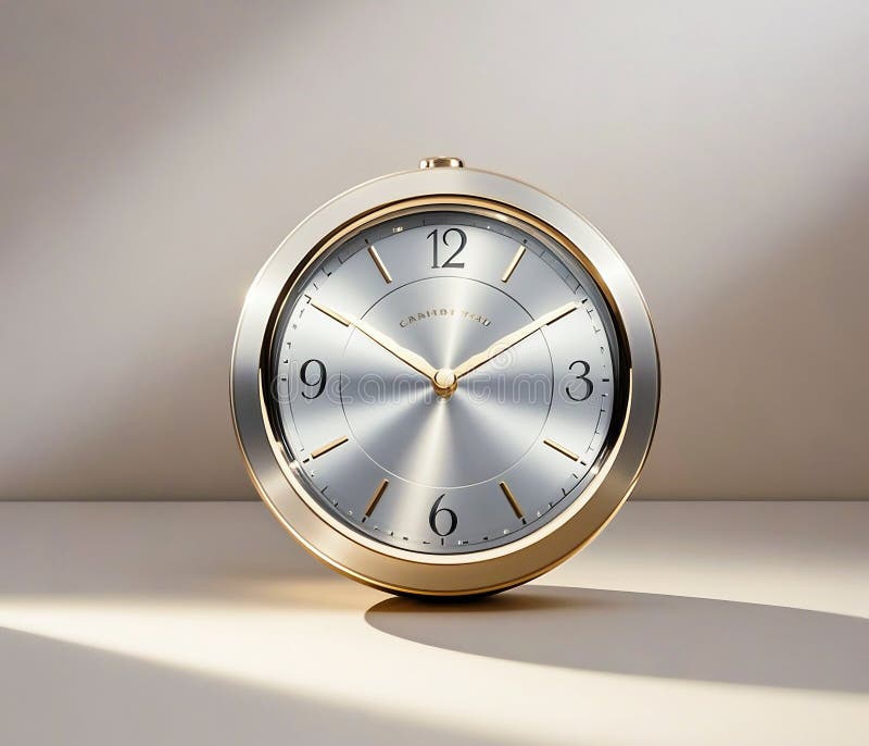 Wall Clock with a Unique, Classic, Elegant and Aesthetic Shape, with a ...