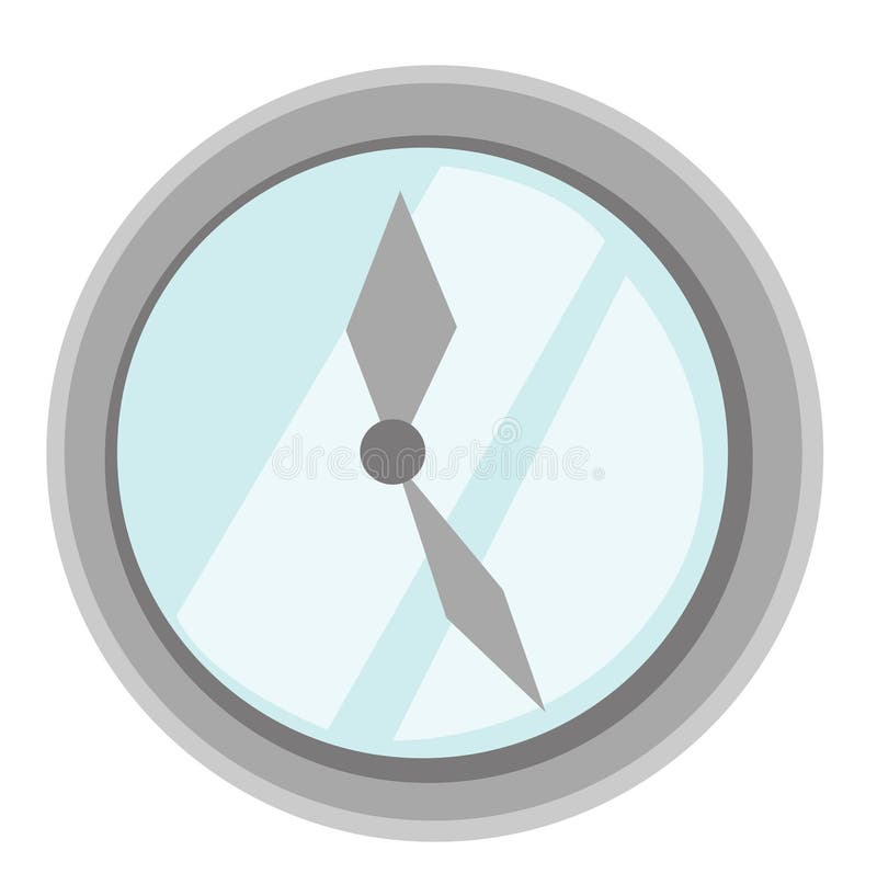 Wall Clock Vector Cartoon Illustration. Stock Vector - Illustration of ...