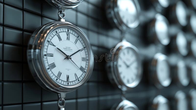 Wall Clocks Time.Understanding Clocks and Timekeeping Stock ...