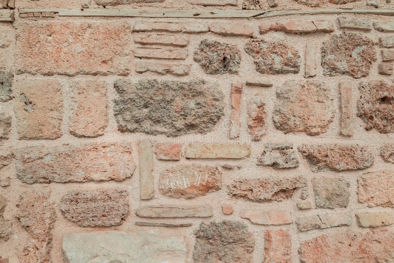 Wall Closeup Hand Construction Stones Texture Stock Image - Image of ...