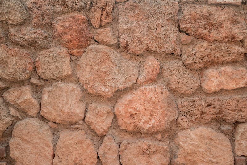 Wall Closeup Hand Construction Stones Texture Stock Photo - Image of ...