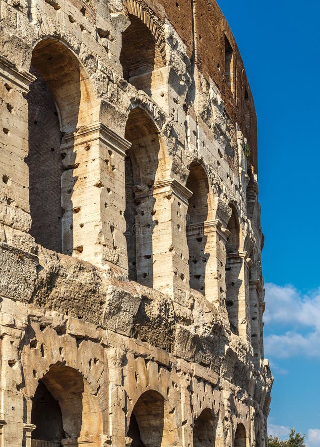 Wall Coliseum, an Architectural Monument Stock Image - Image of ...