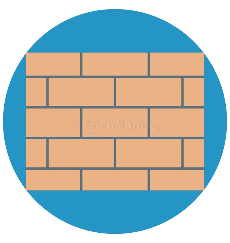 Wall Color Isolated Vector Icon that Easily Can Be Modified and Edit ...