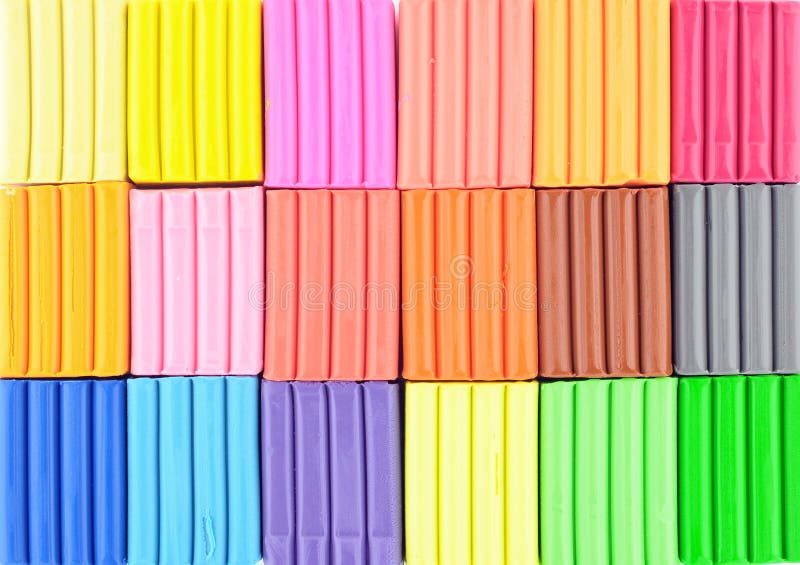 Wall Colorful Modeling Clay Texture Background Stock Photo - Image of ...
