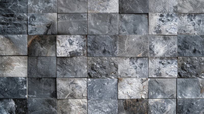 Close Up of a Wall Built with Gray Stone Blocks Stock Image - Image of ...