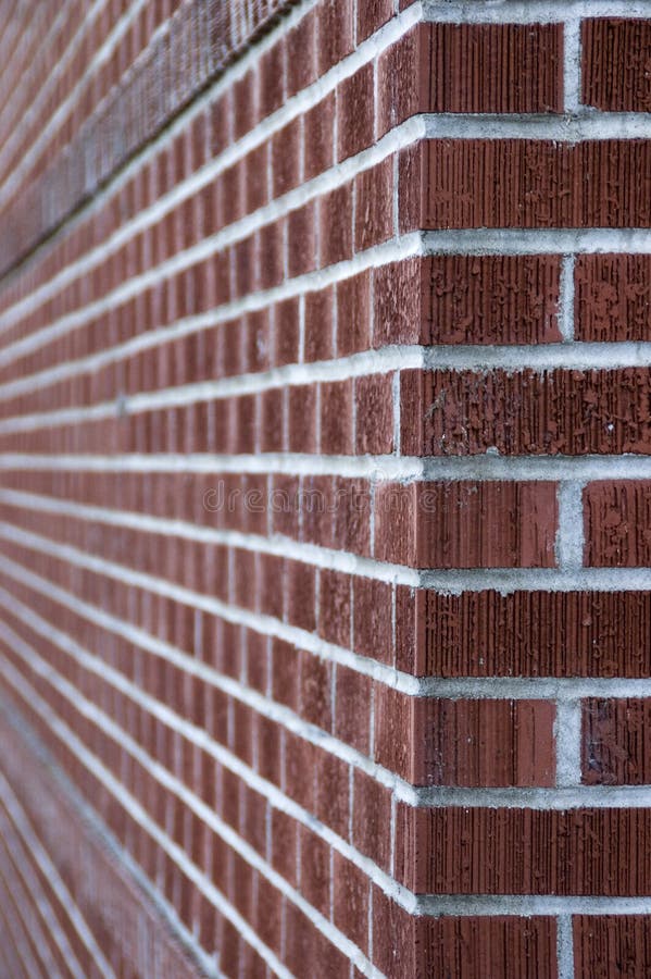 Corner of a brick wall stock image. Image of abstract - 10455775