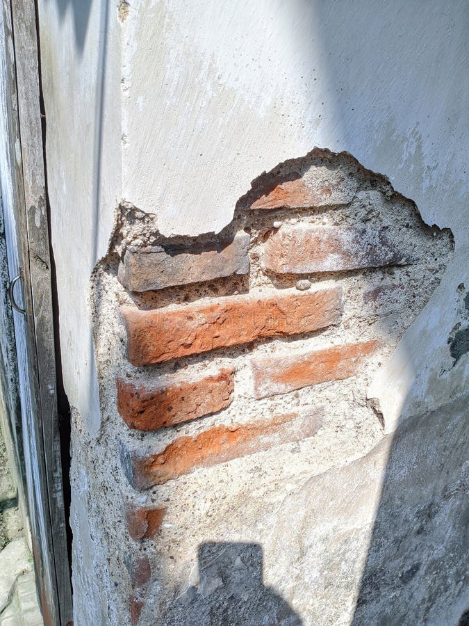 Wall Corners are Peeling and Rotting. Stock Image - Image of broken ...