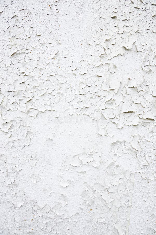Wall Covered with Crumbling White Paint Stock Photo - Image of chipped ...
