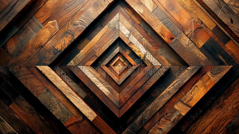 Reclaimed Wood Diamond Pattern Stock Illustration - Illustration of ...