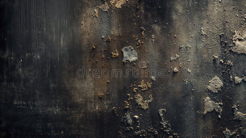 A Wall Covered in Dirt and Grime Creating a Textured Surface Stock ...