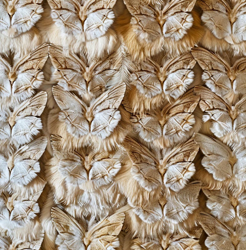 A Wall Covered with Many White Feathers Stock Image - Image of feather ...
