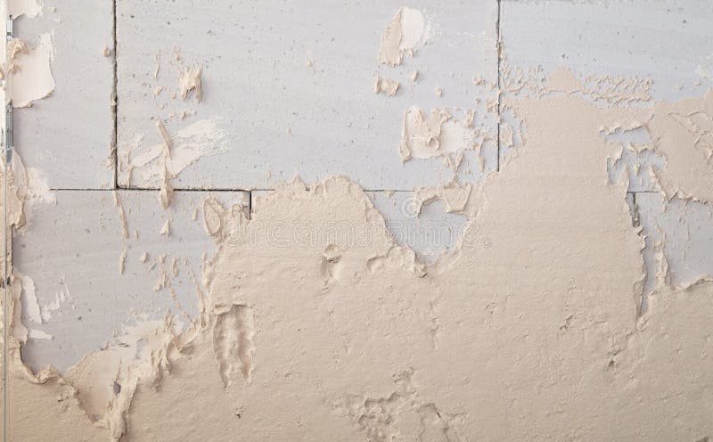 Wall Covered with Plaster As an Abstract Background Stock Photo - Image ...