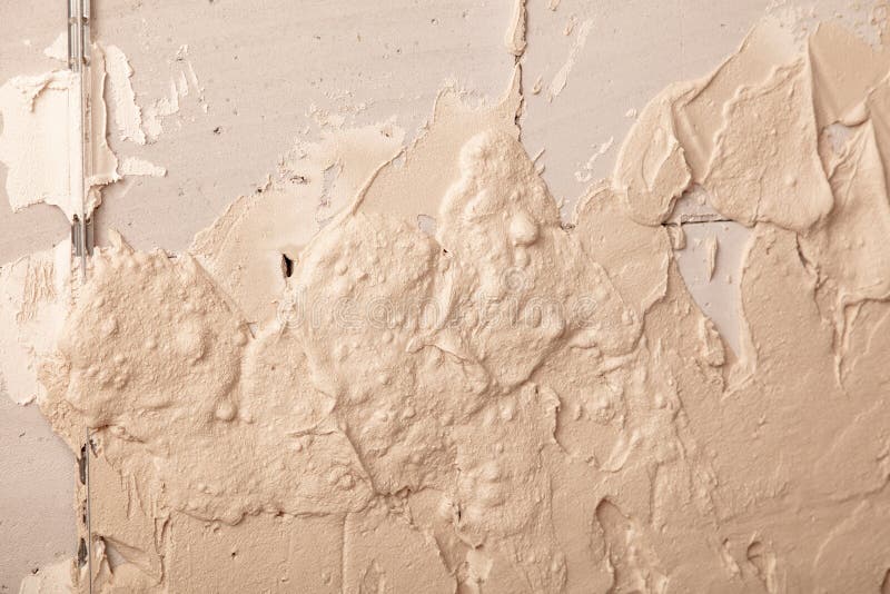Wall Covered with Plaster As an Abstract Background Stock Photo - Image ...