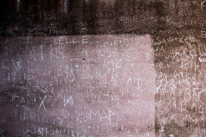 Wall stock photo. Image of word, latin, signs, sign, wall - 38977500