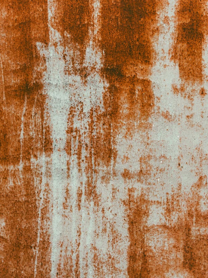 The Wall is Covered in Rust and Has a Rough Texture Stock Image - Image ...