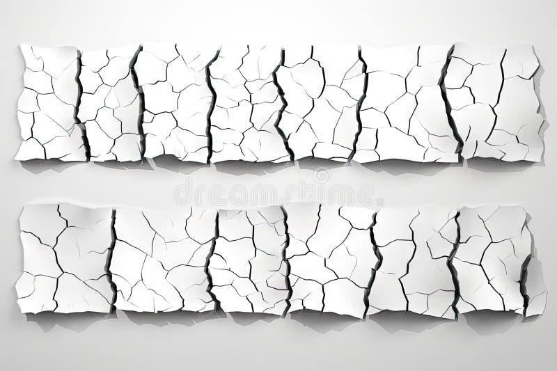Wall Cracks Isolated, Fracture Surface Effects, Broken Collapse ...