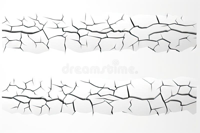 Wall Cracks Isolated, Fracture Surface Effects, Broken Collapse ...