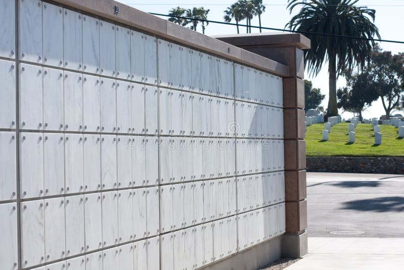 Wall for cremated remains stock photo. Image of dead - 19179824