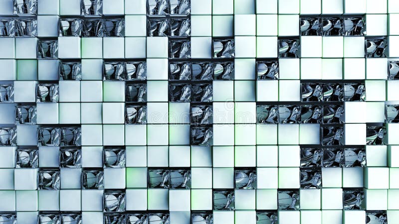 Wall of cubes stock illustration. Illustration of graphic - 25528080