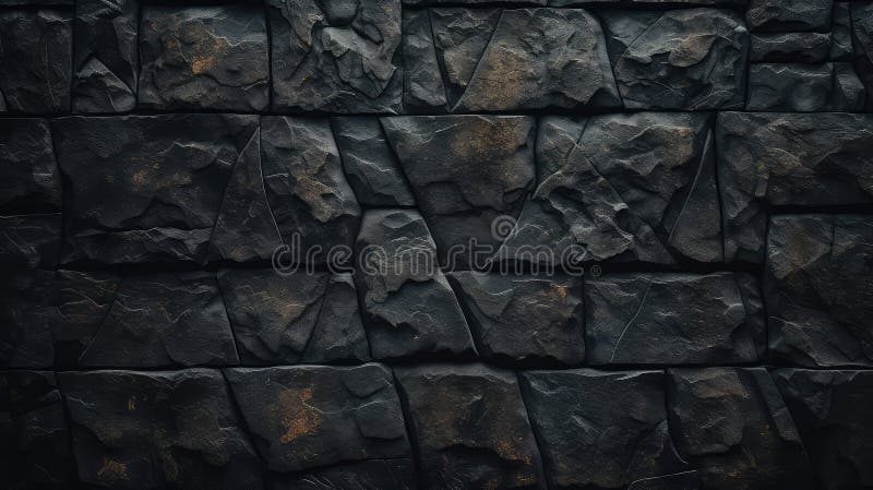 Wall dark stone texture stock photo. Image of ancient - 370396032
