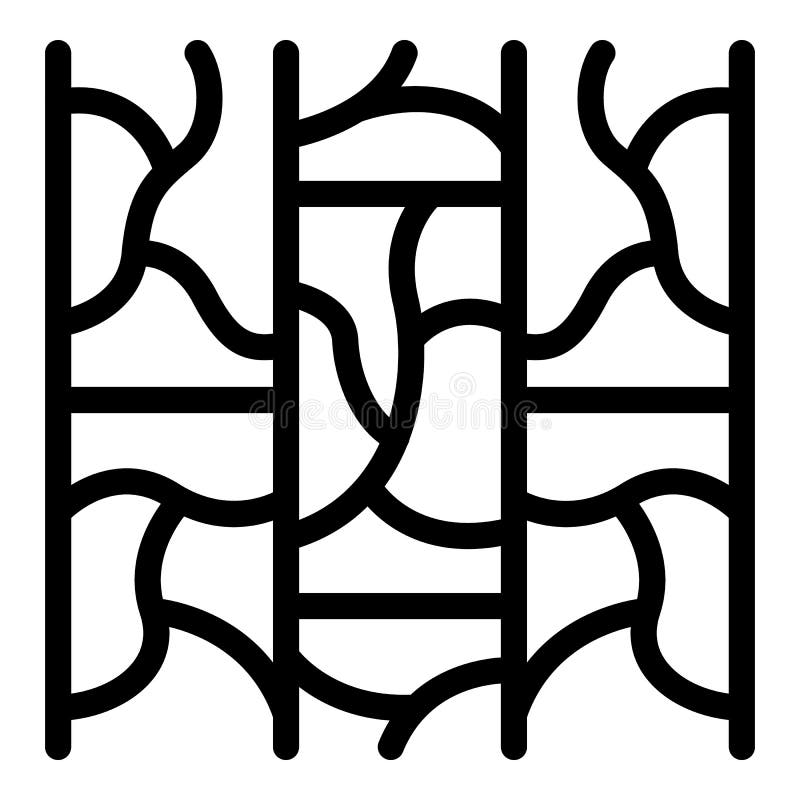 Wall Decor Icon Outline Vector. Floor Decor Stock Vector - Illustration ...