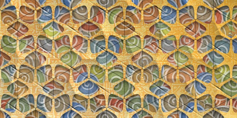 Wall Decor Tile Seamless Pattern Design Ceramic Chinese Blended 3d ...