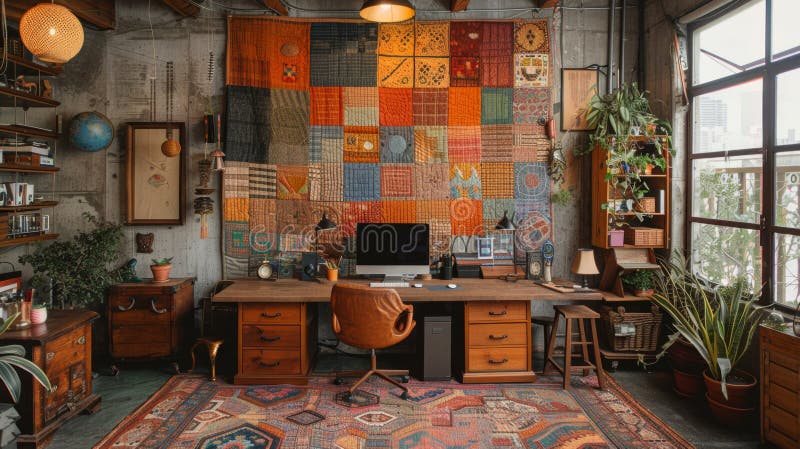 Wall Decor Trends, Display a Patchwork Quilt Wall Hanging in a Stylish ...