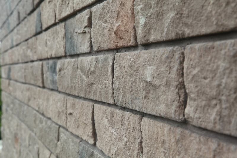 Texture - Artificial Decorative Stone FaÃ§ade. Decorative Grey Color ...