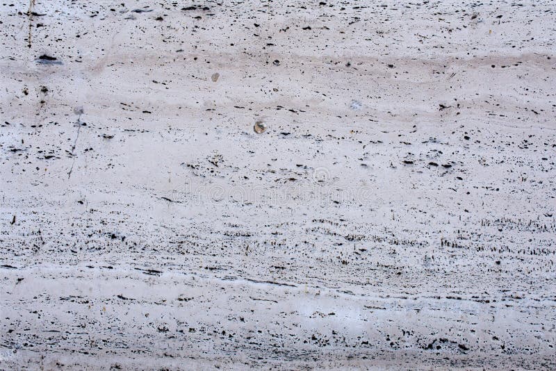 Wall with Decorative Cladding - Travertine 4 Stock Photo - Image of ...